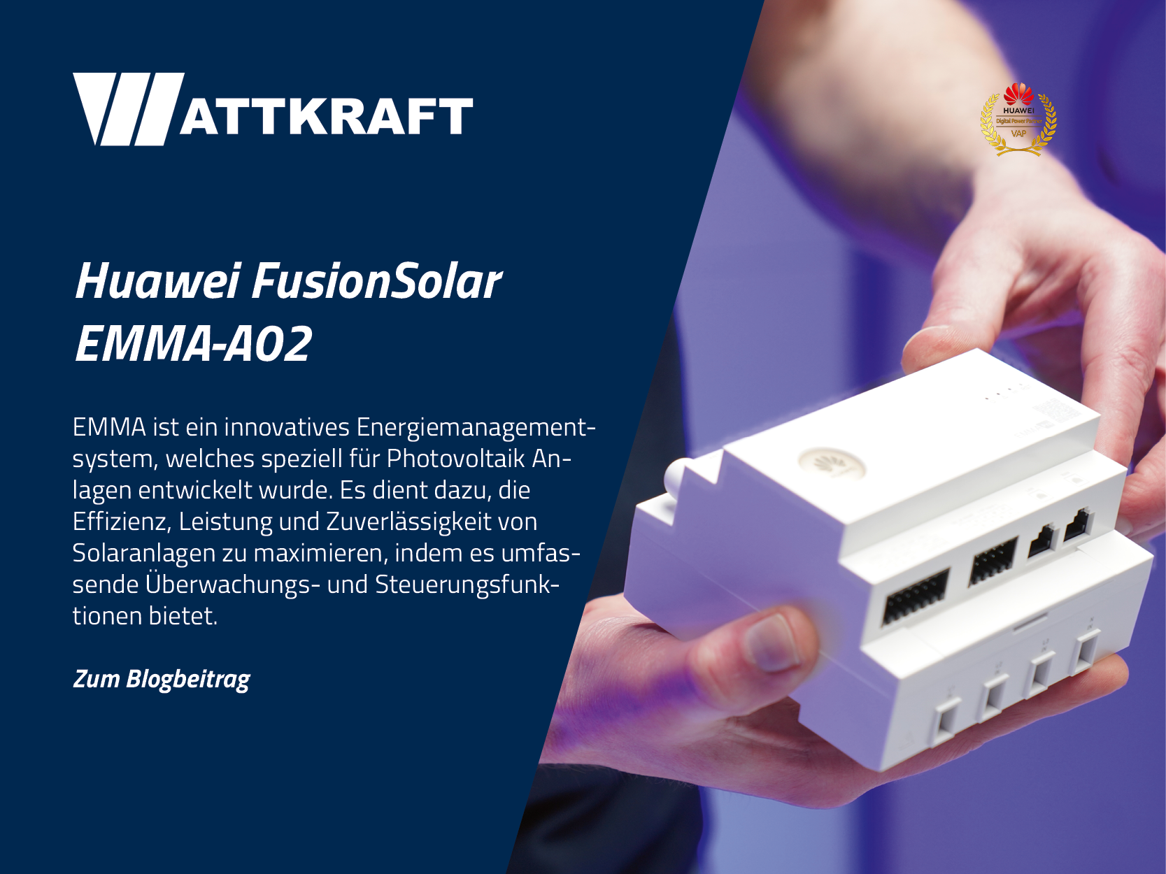 EMMA: Das neue Energiemanagementsystem von Huawei FusionSolar - Wattkraft