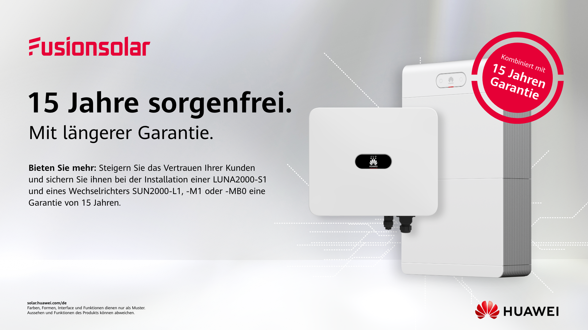 Entdecken Sie die Vorteile des Huawei FusionSolar Smart PV 15 Jahre ...